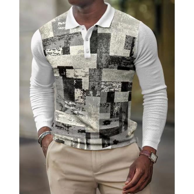 Chemises hommes - Imprime à Qualite Superieure vintage decontracte coupe cintree - Plc - 73 ...