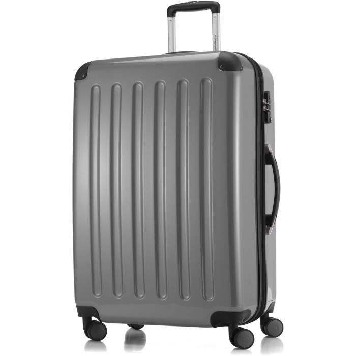Alex - Valise À Coque Dure Argenté Brillant, Tsa, 75 Cm, 119 Litres[J786]