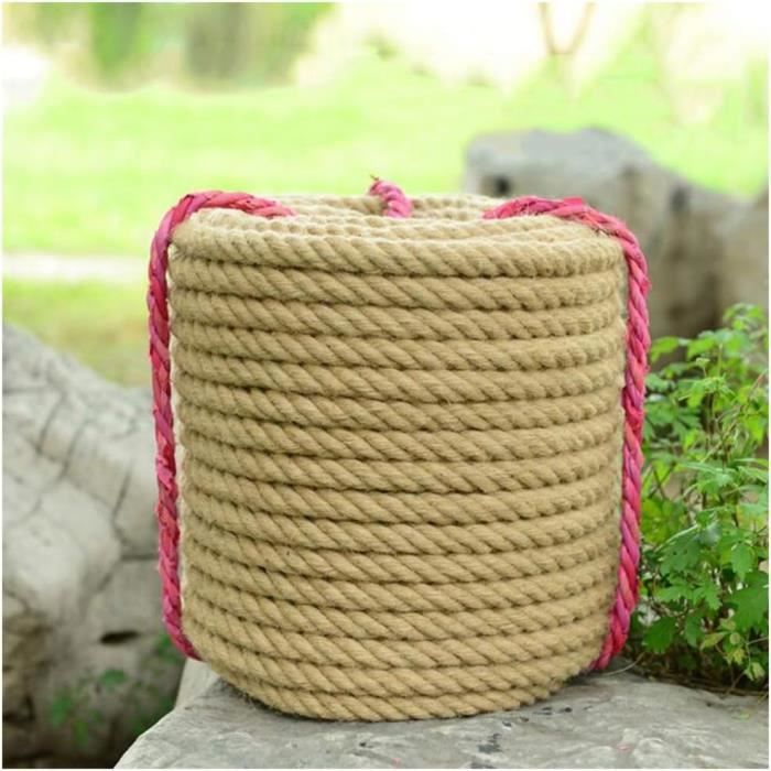 Naturelle Corde de Chanvre Corde de Jute, 10 mm /Longueur de 50 m ...