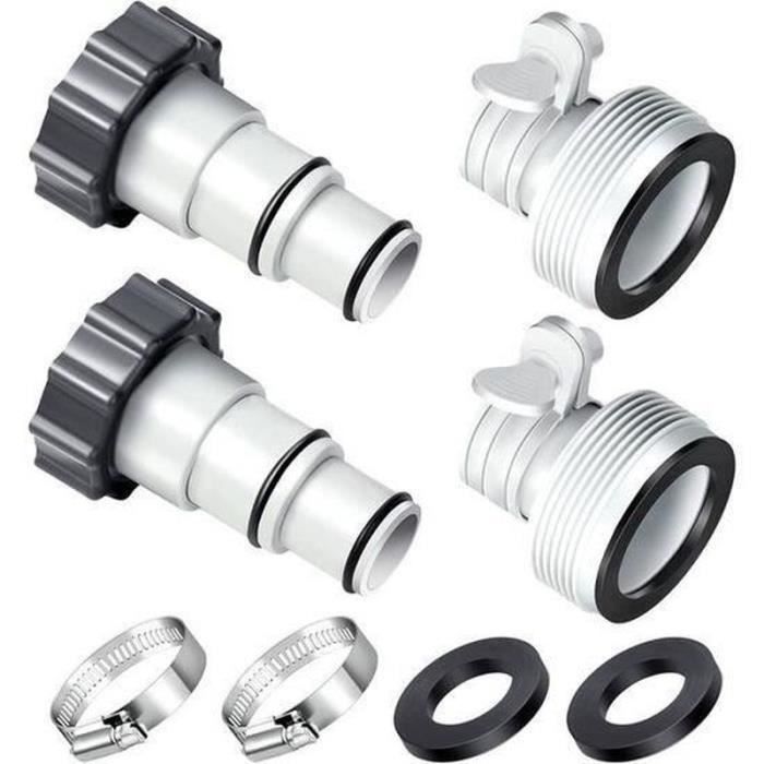 Adaptateurs de piscine A et B pour kit de raccordement Intex 32-38 mm ...