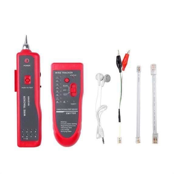 GP15375-Détecteur de câbles réseau RJ11 RJ45 Cat5 Cat6. traceur de fils ...