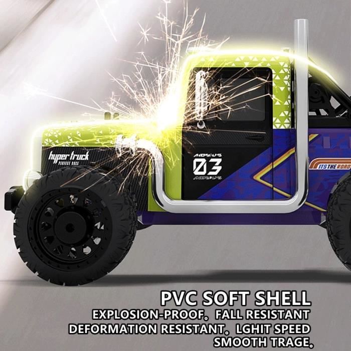 Voiture Buggy télécommandée tout terrain classique 4WD - Vert - 25 ...