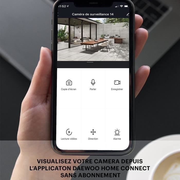 Système NVR Daewoo avec disque dur 1To et 4 Caméras - Cdiscount Bricolage
