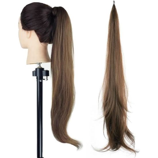 Extension De Cheveux Queue De Cheval Cheveux Flexibles Queues De Cheval ...
