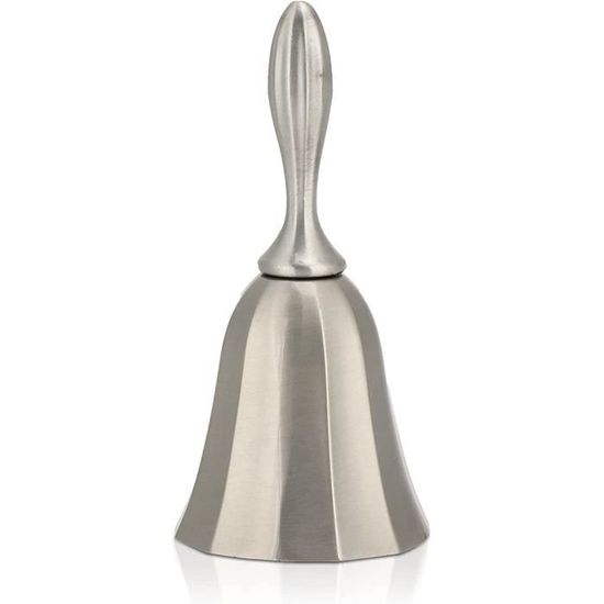 Cloche à Main en Métal, Clochette de Table Cloche d'appel Claire et ...