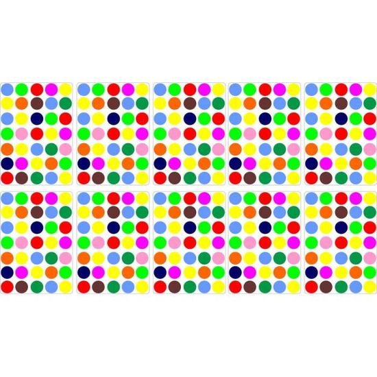 Lot gommettes autocollantes enfant ronde r4 - Cdiscount Jeux - Jouets