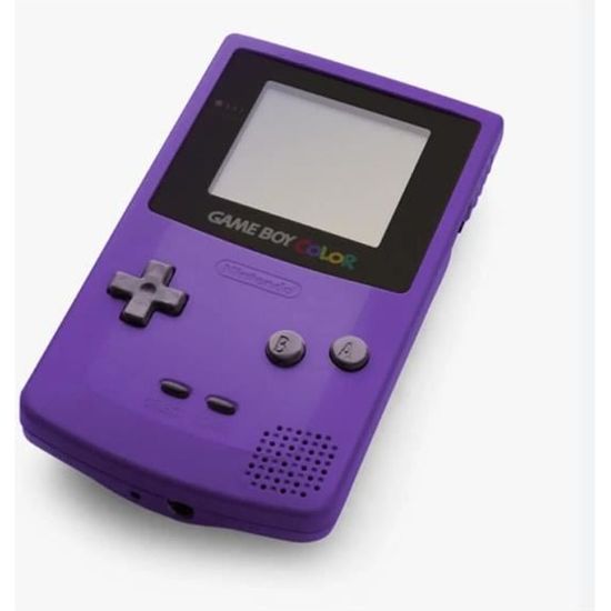 Console portable - Nintendo - Game Boy Color - Violet - Écran couleur ...