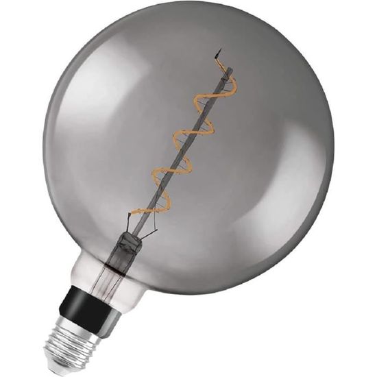 Osram Vintage Edition 1906 Ampoule Led À Filament Spirale|Culot E27|Forme Globe 200Mm Smoke ...