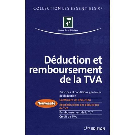 Déduction et remboursement de la TVA - Cdiscount Librairie