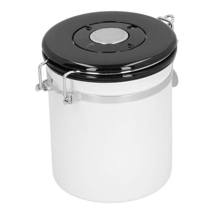 Akozon Pot scellé de café Récipient étanche avec cuillère Boîte à ...