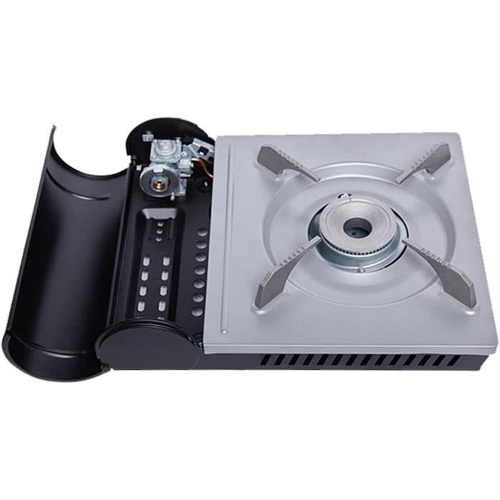 Réchaud à Gaz Portable Cuisinière à Gaz de Camping Coupe-Vent Réchaud ...