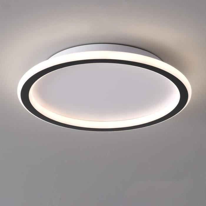 Plafonnier Led, Plat 24W Blanc Neutre 4500K 2700 Lm, Plafonniers Ronds ...