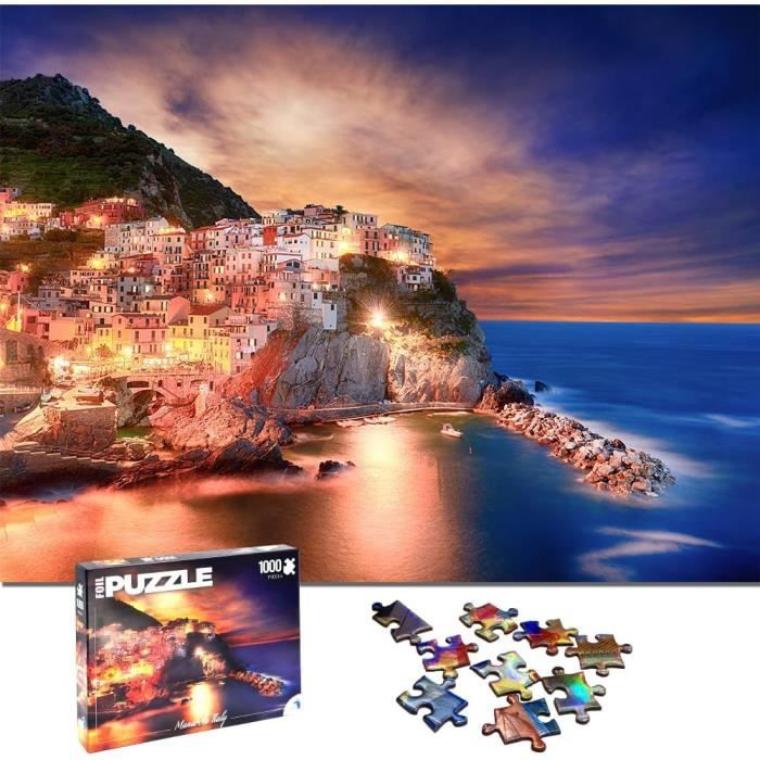 Feuille Métallique 1000 Pieces Adulte Puzzle Repère Panorama Foto
