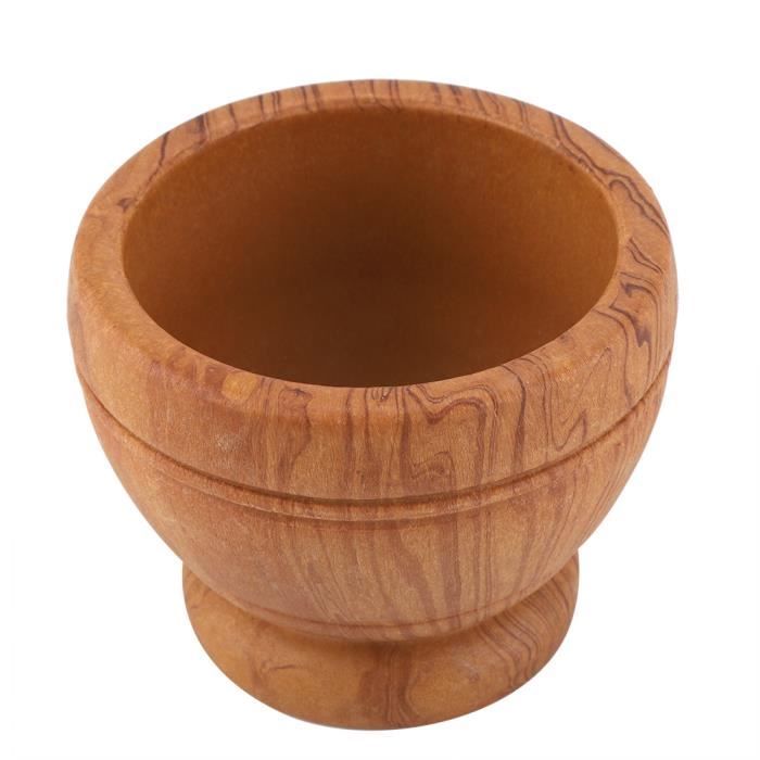 Mortier et pilon Broyeur manuel en plastique pour ail, épices, herbes ...