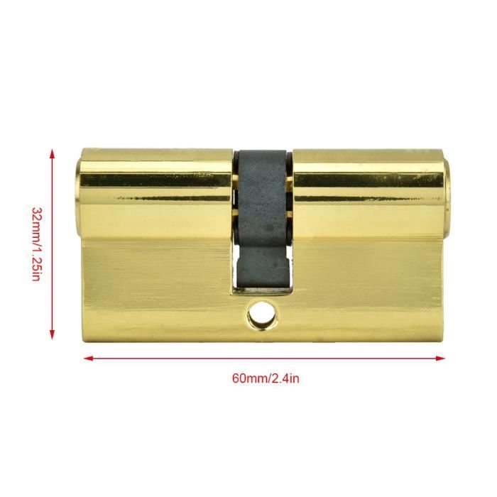 Cylindre De Serrure Avec Clés Cylindre De Serrure De Porte Double En ...