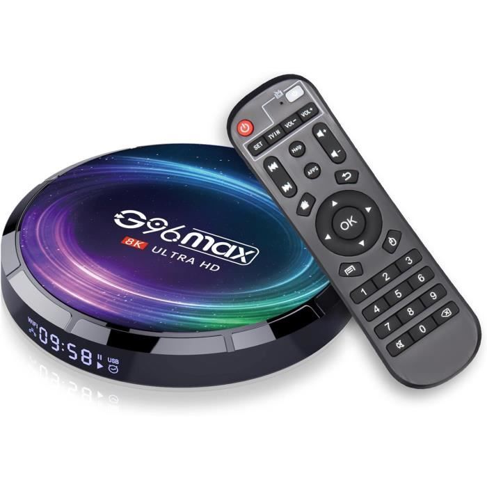 Boîtier IPTV - PRUMYA - G96max - Android 11.0 - 8K HDR10 - WiFi 6 Dual Band - Cdiscount TV Son Photo