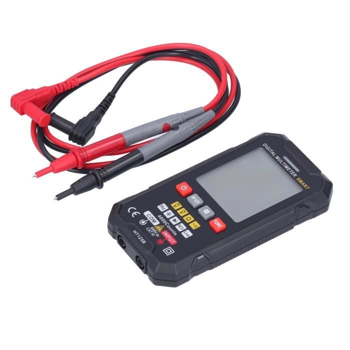 Tbest multimètre portable HT125B multimètre à écran couleur haute ...