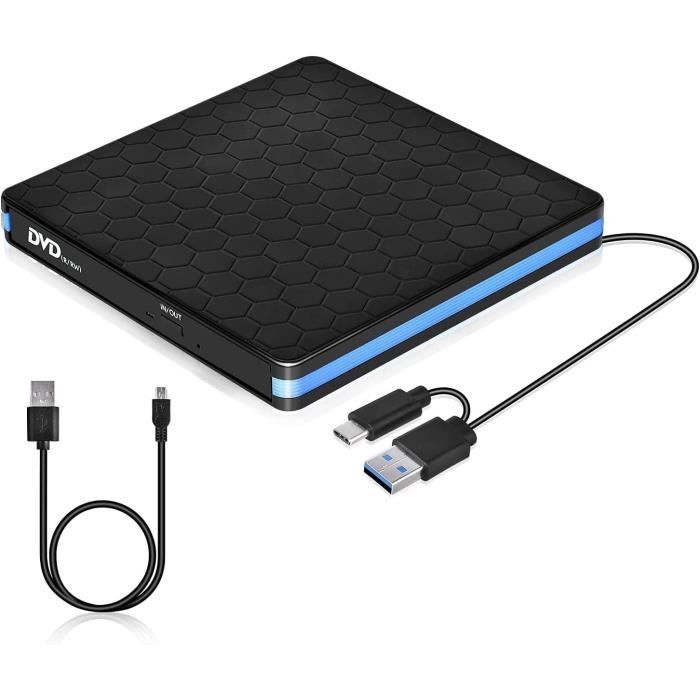 Lecteur De Cd - Lecteur De Cd Rom Externe - Graveur De Cd Dvd - Lecteur ...