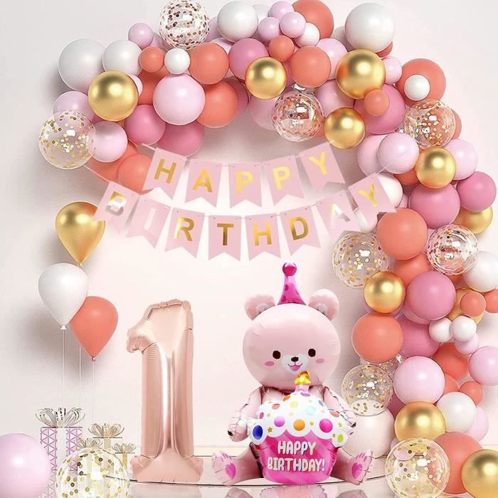 Deco Anniversaire Fille 1 An