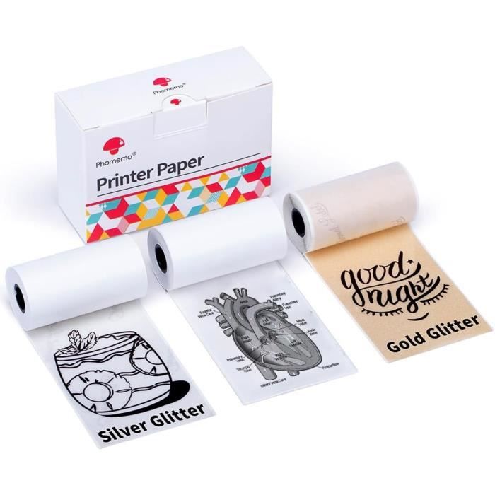 M02-M02Pro-M02S-M03-M03As-M04S-M04As Papier - Mini Autocollant Pour ...