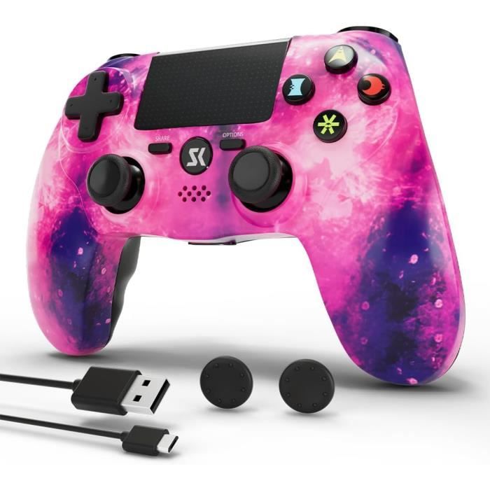 Manette Sans Fil Pour Ps4, Multiplateforme Manette Compatible Avec Ps4 ...