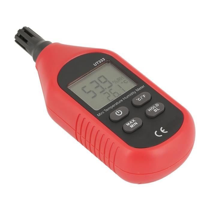 Humidimètre de température, UNI-T UT333 Mini thermomètre numérique LCD ...