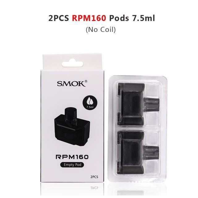 ALLUME-CIGARE,2pc RPM160 Empty Pod--cartouches vides 7.5ML tr-min 160 ...