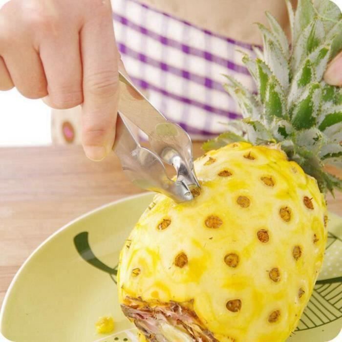 Seeyou-Decoupe FruitÉplucheur d'ananas créatif en acier inoxydable ...