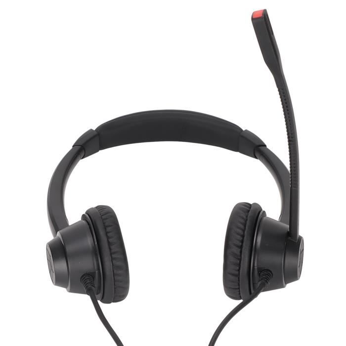 Casque Call Center Anti-Bruit Polyvalent 3.5mm - QIILU - H390D-3.5-MV ...