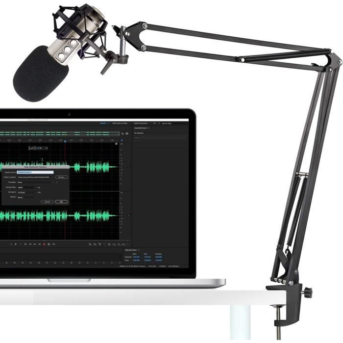 Rode Nt1A Support Microphone Professionnel Réglable Avec Bonnette Micro ...