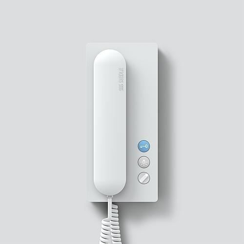 Téléphone - Siedle - HTA 811-0 W - Filaire - Blanc - 1 combiné audio ...
