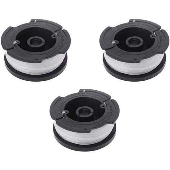 TETE - BOBINE - FIL ZKHONG Lot de 3 bobines de fil de rechange pour coupe-bordure Black + Decker ...