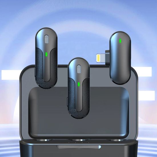 Microphone Micro-cravate - Yesido - KR16 - Sans Fil - Lightning - 70mAh ...