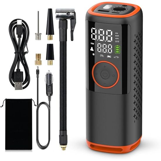 Mini Electric Air Pump, Portable Air Compressor9 - Cdiscount Auto