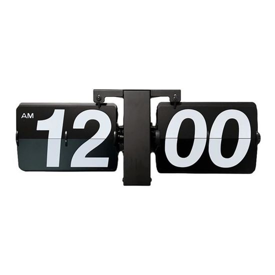 Flip Down Clock Retro Style 12 heures AM AM PM Affichage Batterie ...