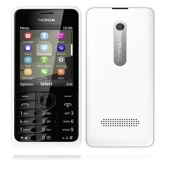 NOKIA 301 dualsim - white - Cdiscount Téléphonie