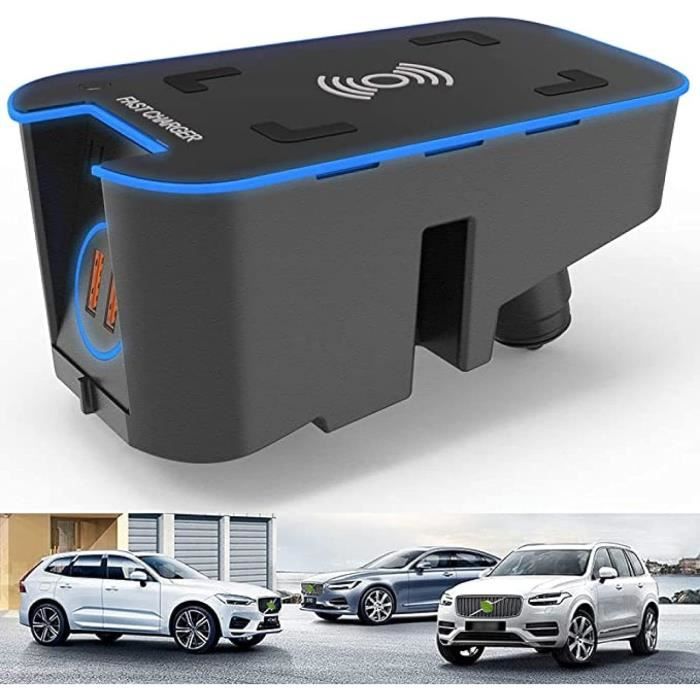 Chargeur Voiture sans Fil,pour Volvo XC90 XC60 V90 V60 S90 S60 2016 ...