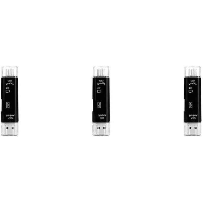 3 Ensemble De Multifonction 5 En 1 Usb 2.0 Type C Lecteur De Carte ...