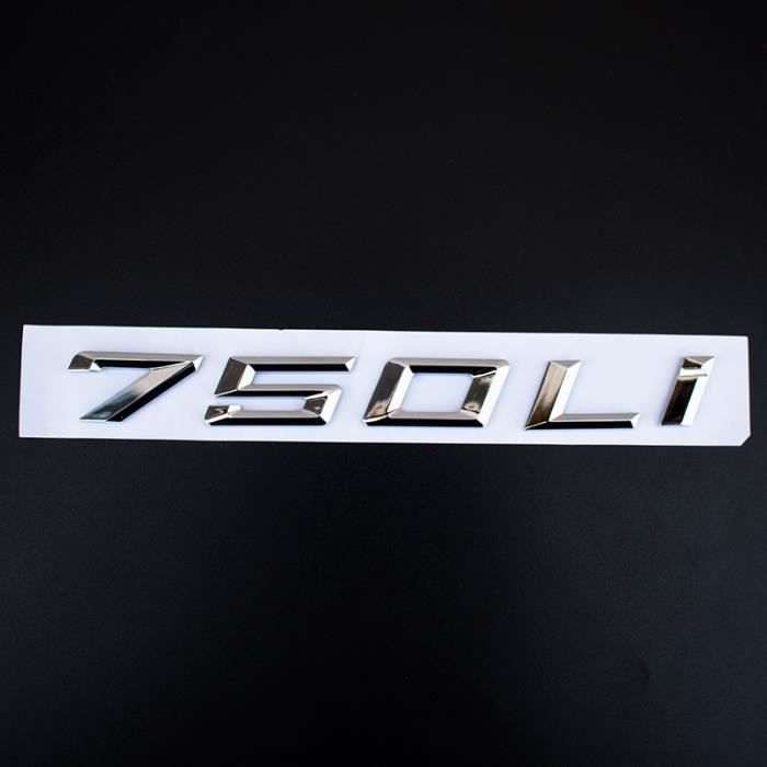 Logo 750Li BMW Autocollant Coffre Arrière Emblème Badge insigne Sticker ...