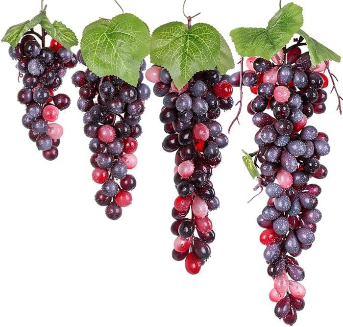 Raisins Artificiel, Grappe De Raisin, Fruit Artificiel Décoratif Faux ...