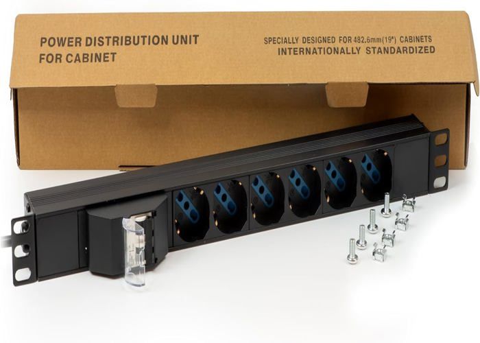 Multiprise Alimentation Pour Rack 19" Avec 6 Prises Schuko Magnétique ...