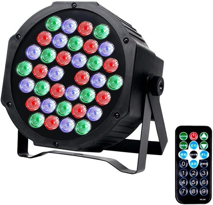 RGB 36 LED Lampe de Scène - LED Projecteurs Lumière Disco DMX512 Auto ...