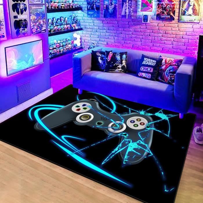 Tapis Chambre Moderne Gamer, 100x150cm, 3D Manette Ado Enfant Garcon ...