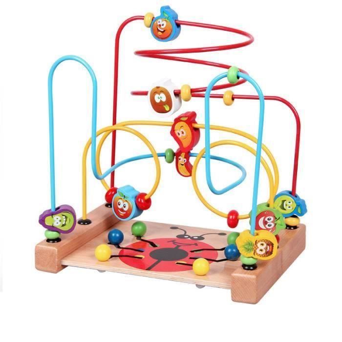 1pcs Circuit de motricité en Bois , boulier pour bébé - Cdiscount Jeux ...
