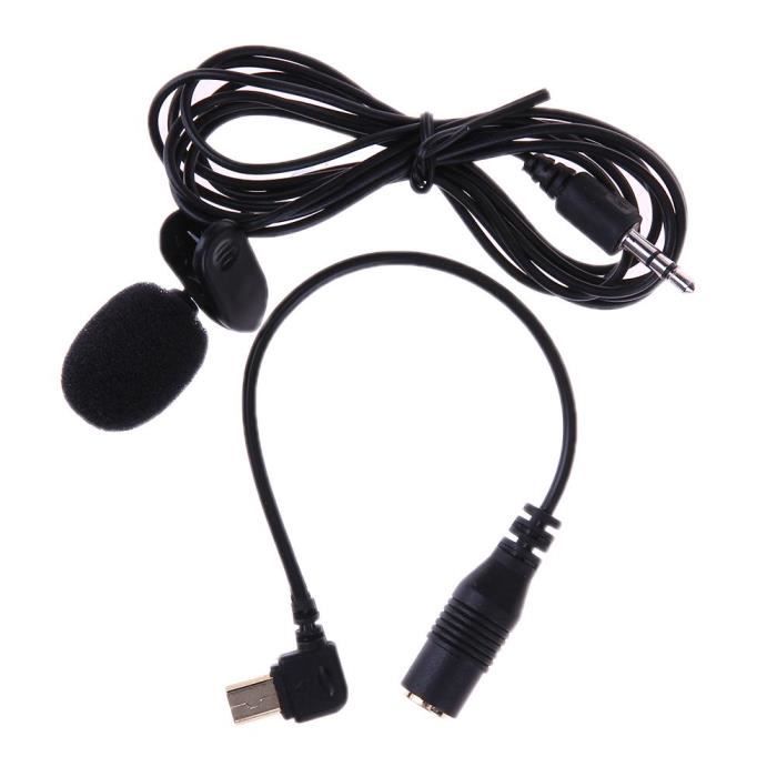 Mini Microphone professionnel omnidirectionnel externe USB, avec Clip ...