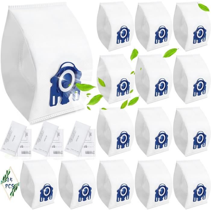 Lot de 15 sacs d'Aspirateur compatible avec aspirateurs Miele GN série ...