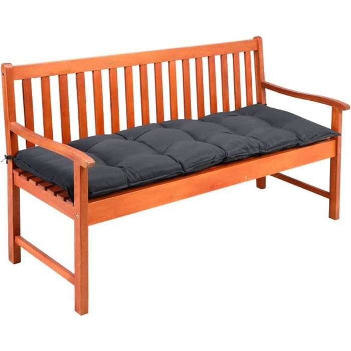 Coussin de banc DETEX - Intérieur Extérieur - 145x45x8cm - 100% ...