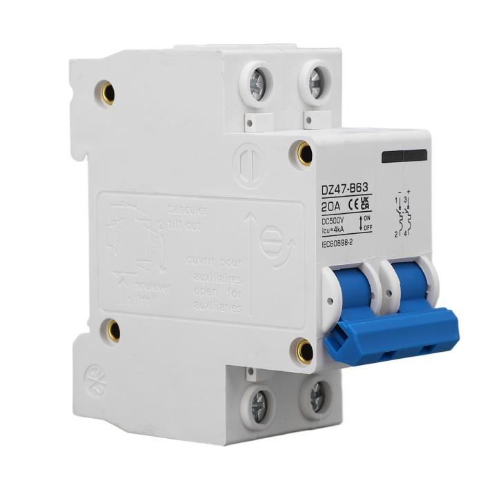 Duokon Disjoncteur CC 2P Petit Disjoncteur Protection Interrupteur D'air DC Disjoncteur ...