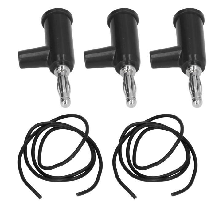 (Le )10 Set Banana Plug Test Kit 4mm Test Cable Connectors 1mm² Test ...