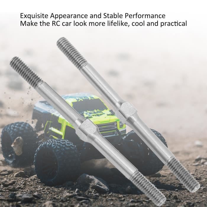 TIM® 2 pièces M4 * 63mm lien de tendeur en acier pour 1/10 ARRMA granit ...